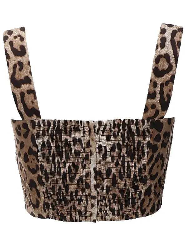 Dolce & Gabbana Leopard Print Top