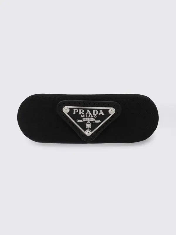 Prada Re-nylon Hair Clip With Triangle Logo