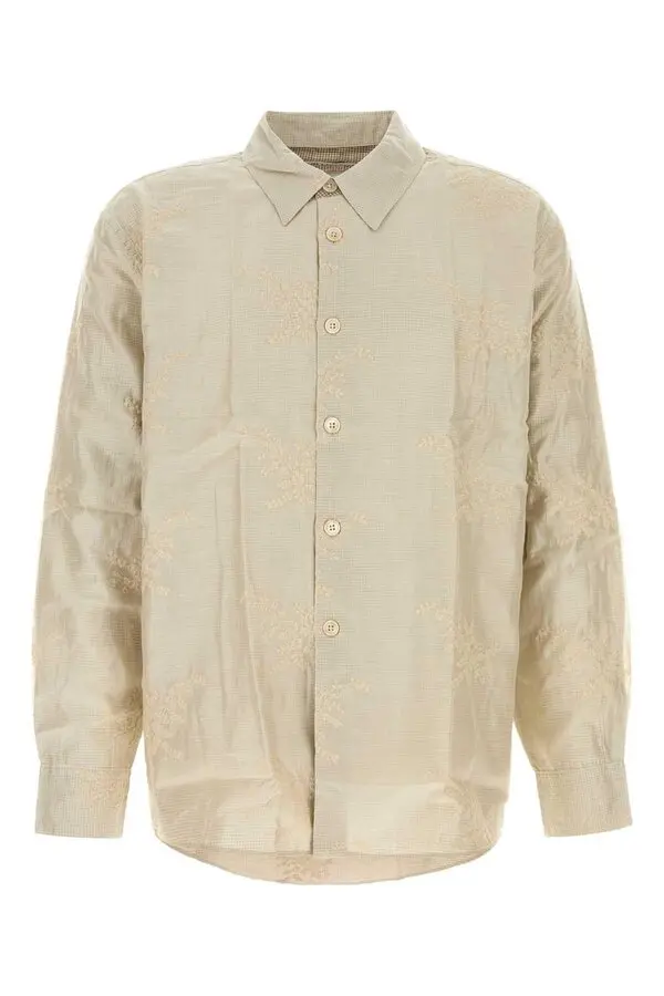 Our Legacy Embroidered Jersey Oversize Shirt - Multicolor