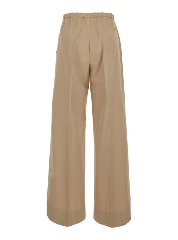 Moncler Cotton Elasticated Waist Pants - Multicolor