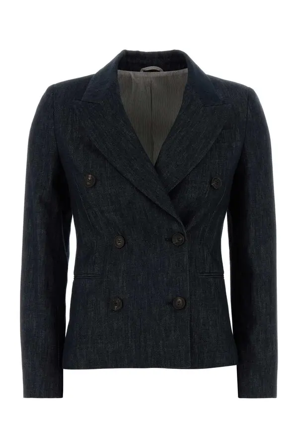 Brunello Cucinelli Dark Denim Blazer