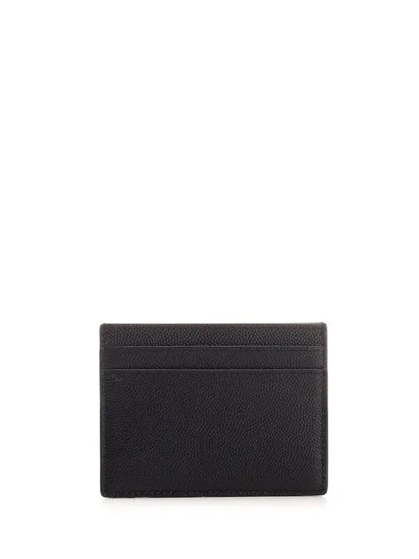 Saint Laurent Card Holder With Printed Logo