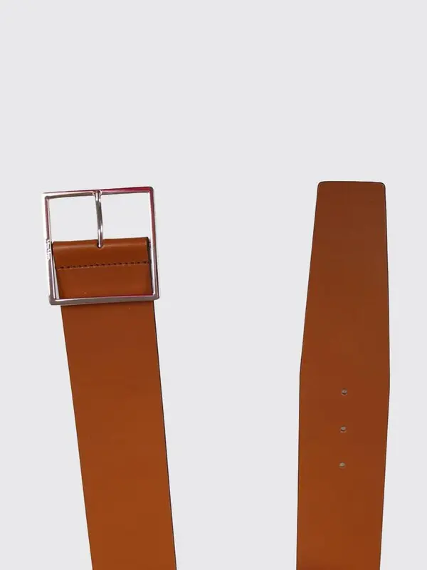 Max Mara Ginnico Leather Belt - Cream