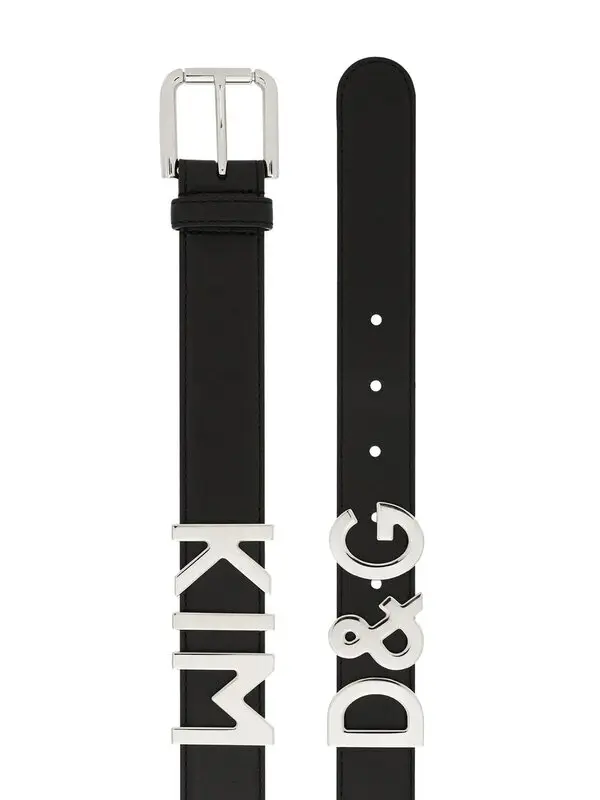 Dolce & Gabbana Belt With Logo Buckle