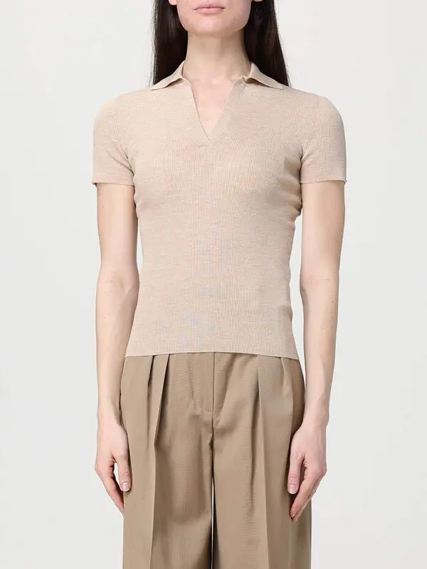 Max Mara Basic Wool Knit Polo - White