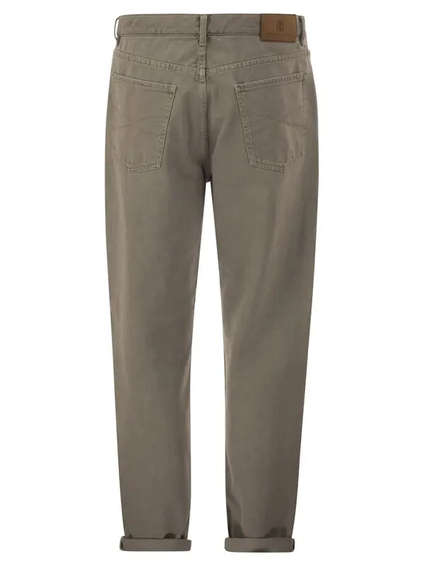 Brunello Cucinelli Five-pocket Cotton Jeans With A Contemporary Silhouette