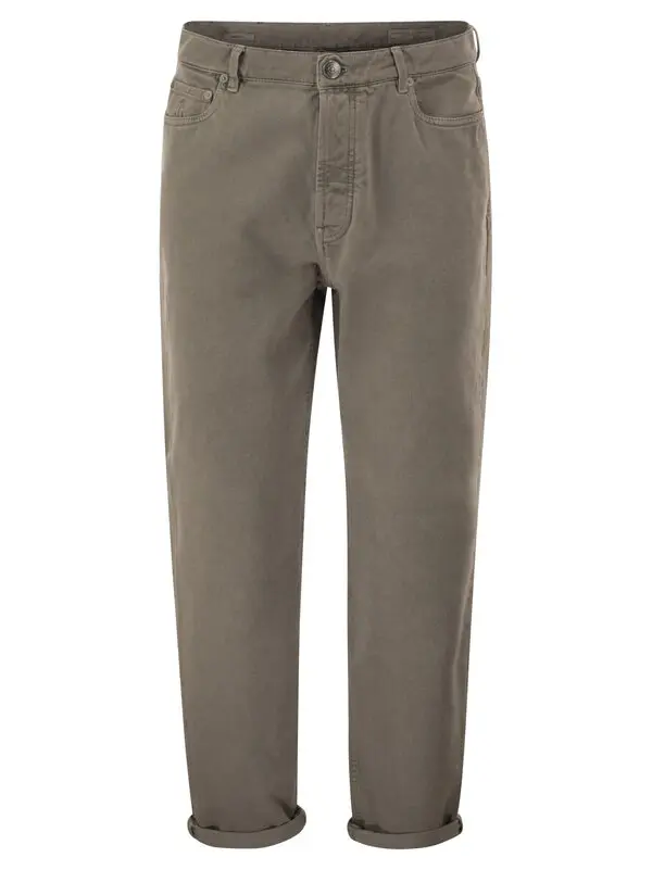 Brunello Cucinelli Five-pocket Cotton Jeans - Multicolor