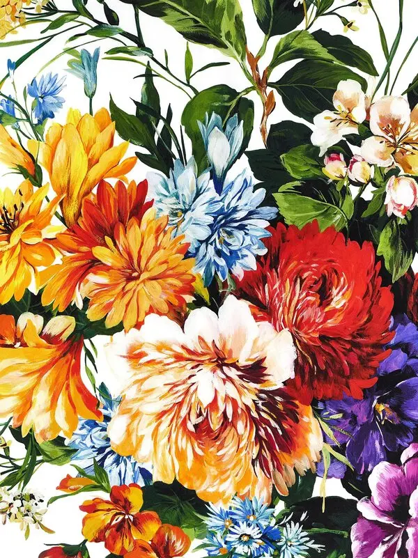 Dolce & Gabbana Floral Print Scarf - Multicolor