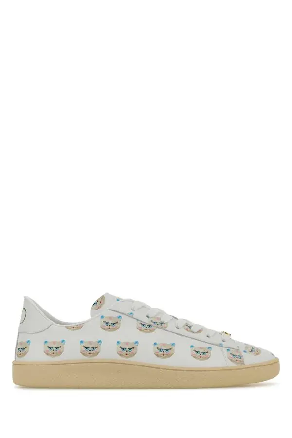 Valentino Garavani Printed Leather Sneakers - Multicolor
