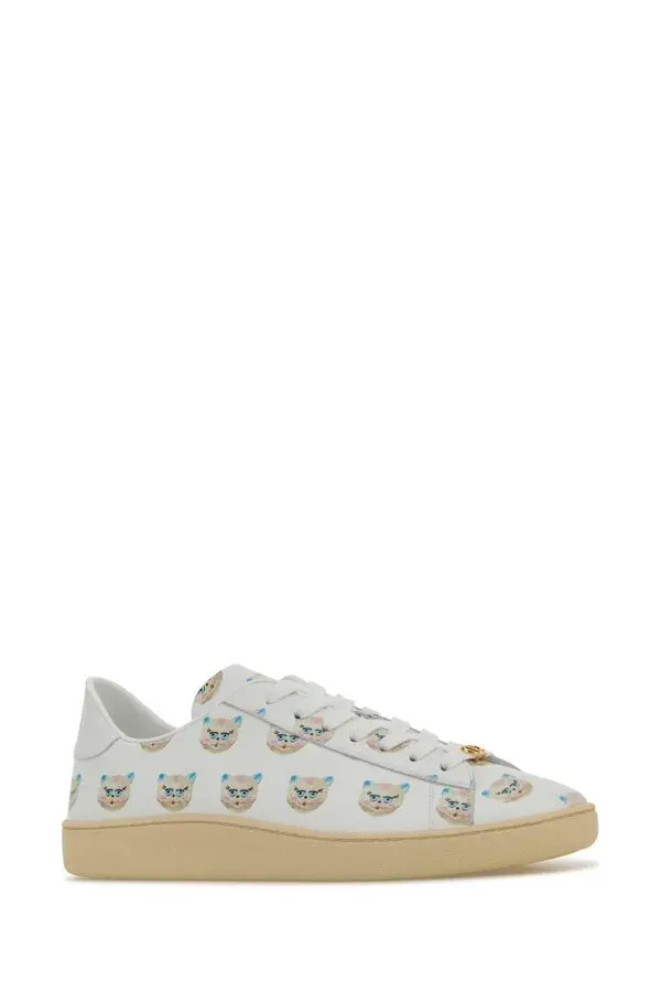Valentino Garavani Printed Leather Sneakers - Multicolor