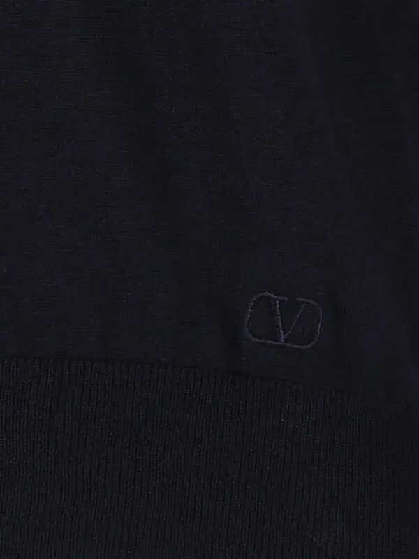 Valentino Garavani Vlogo Signature Wool Sweater - Blue