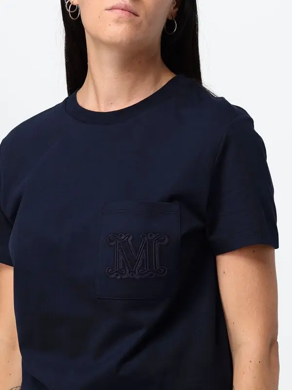 Max Mara Cotton T-shirt - Blue