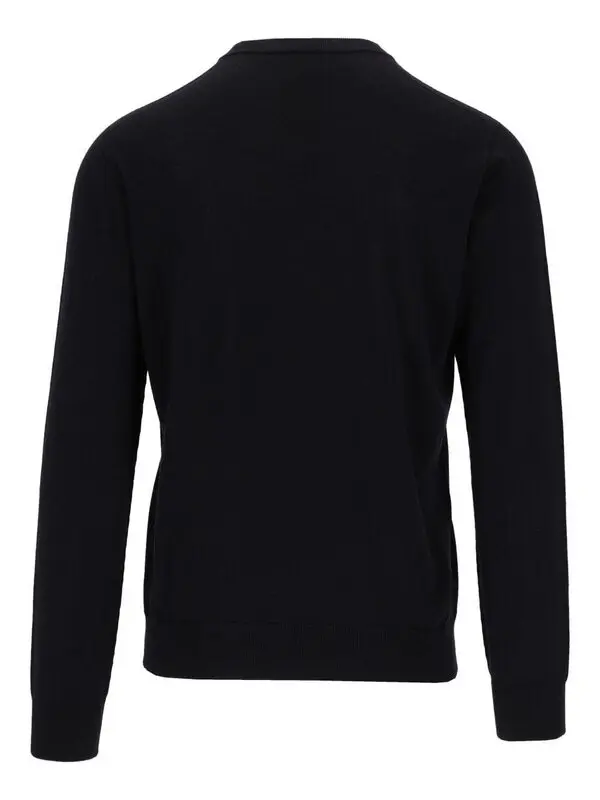 Giorgio Armani Crew Neck Wool Sweater - Blue