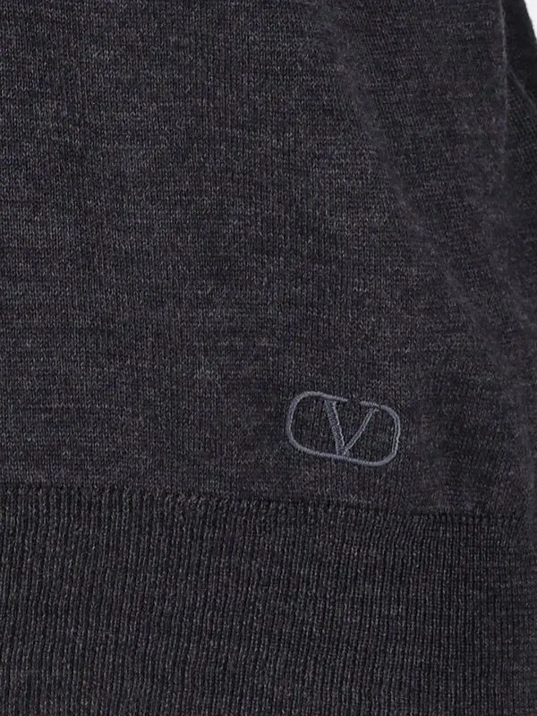 Valentino Garavani Wool Knit Polo Shirt
