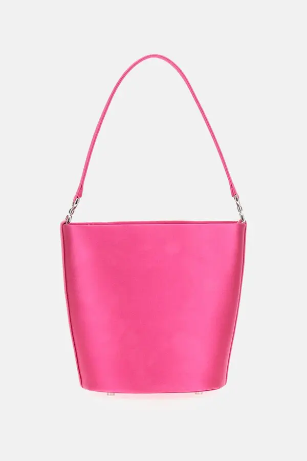 SELF-PORTRAIT Satin Bucket Bag