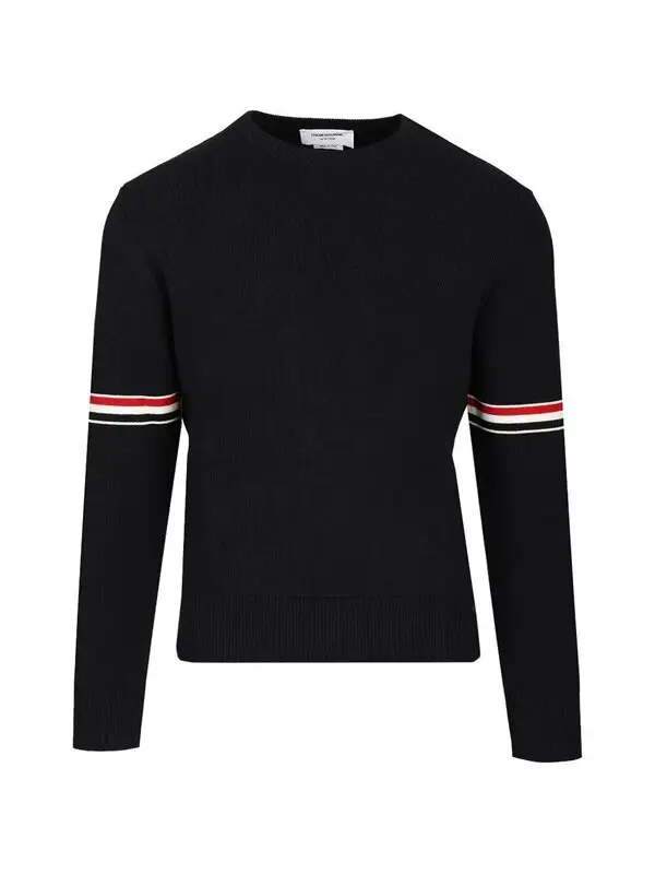 Thom Browne Milano Stitch Crew Neck Sweater