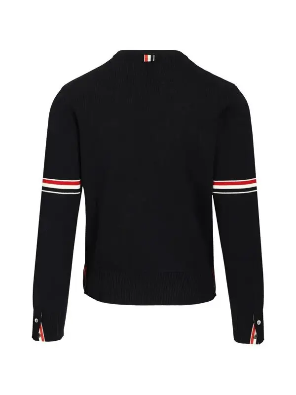 Thom Browne Milano Stitch Crew Neck Sweater