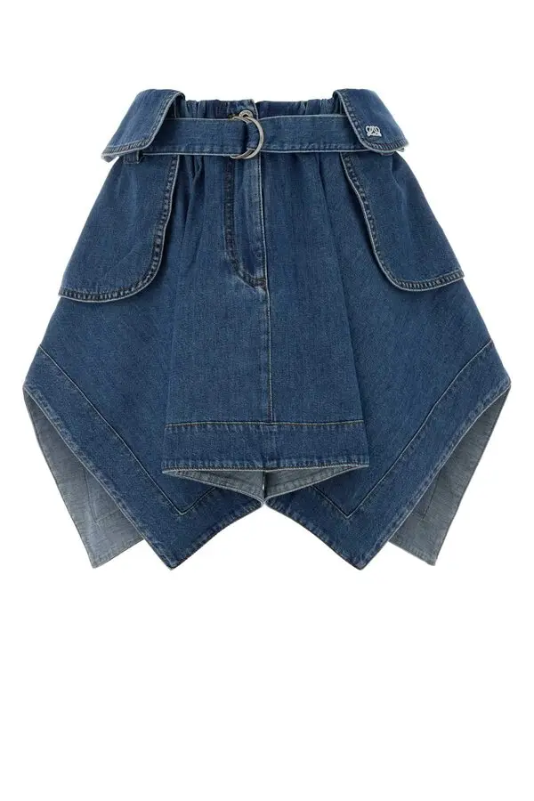 Loewe Denim Skirt - Blue
