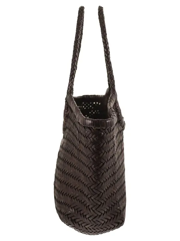 Dragon Diffusion Nantucket Leather Basket Bag