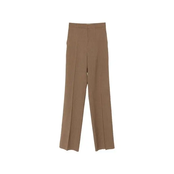 Max Mara Trousers Straight Trousers - Brown