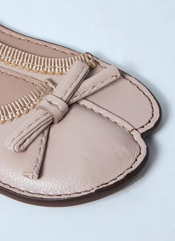 Miu Miu Miu Ballet Leather Keychain