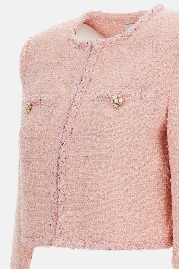 SELF-PORTRAIT Boucle Jacket