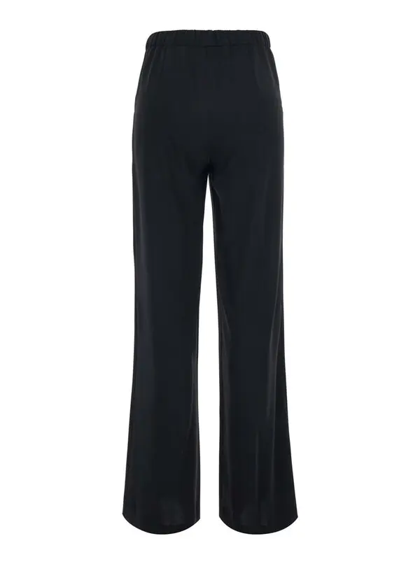 P.a.r.o.s.h Wide Leg Trousers - Black