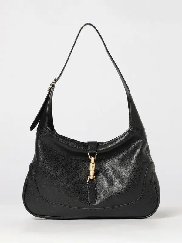 Gucci Jackie 1961 Leather Shoulder Bag - Black