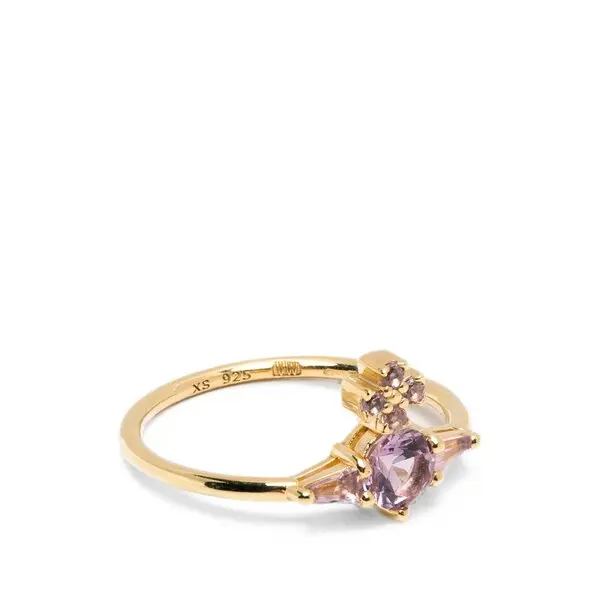 VIVIENNE WESTWOOD Tone Stainless Steel Logo Ring - Gold