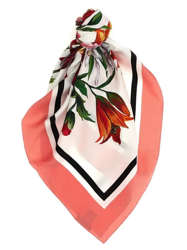 Dolce & Gabbana Floral Print Scarf - Multicolor