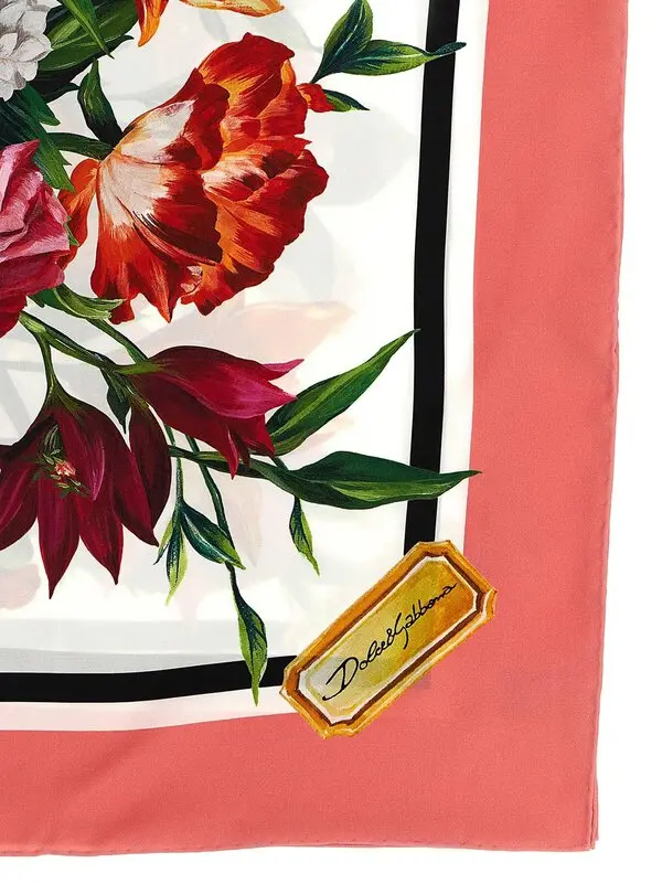 Dolce & Gabbana Floral Print Scarf - Multicolor