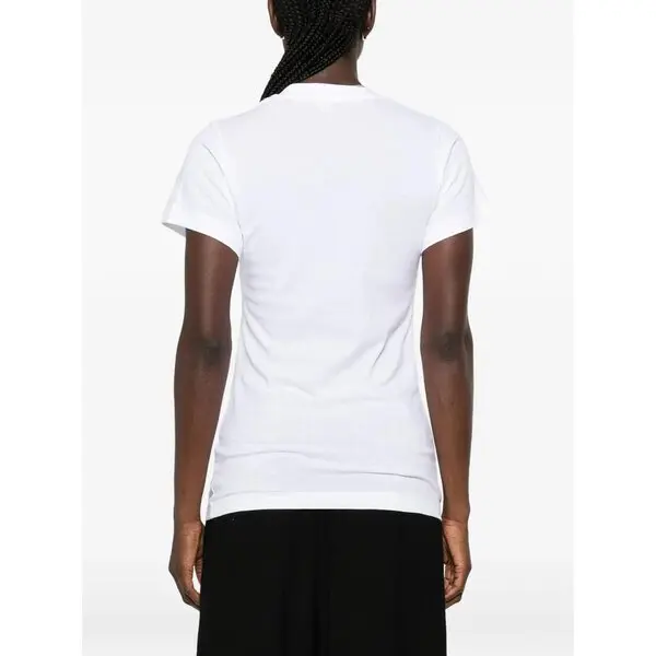 TOTEME V-neck Short Sleeves T-shirt - White