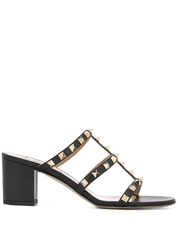 Valentino Garavani Rockstud Leather Sandals - Multicolor