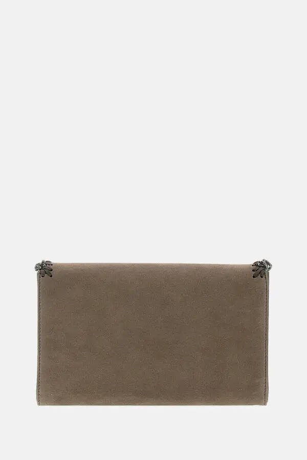 Stella McCartney Falabella Wallet With Chain Alter Suede Bag - Multicolor