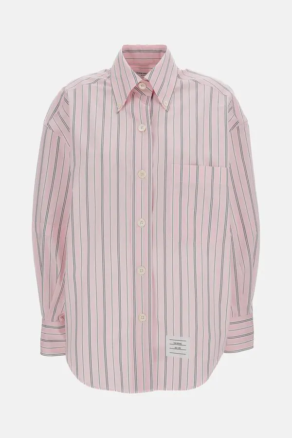 Thom Browne Supersized Striped Shirt - Multicolor