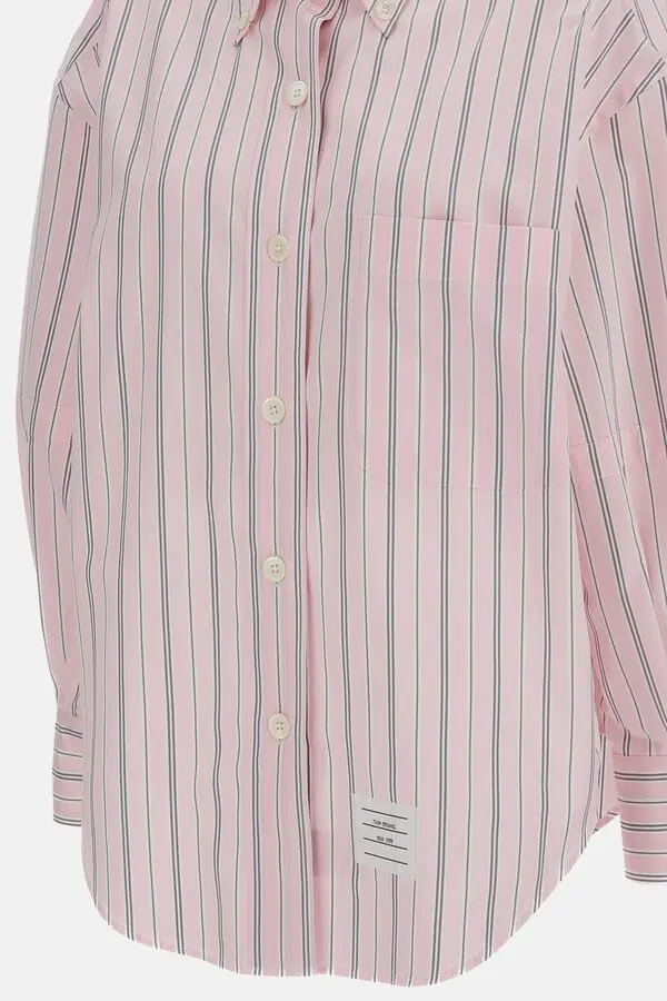 Thom Browne Supersized Striped Shirt