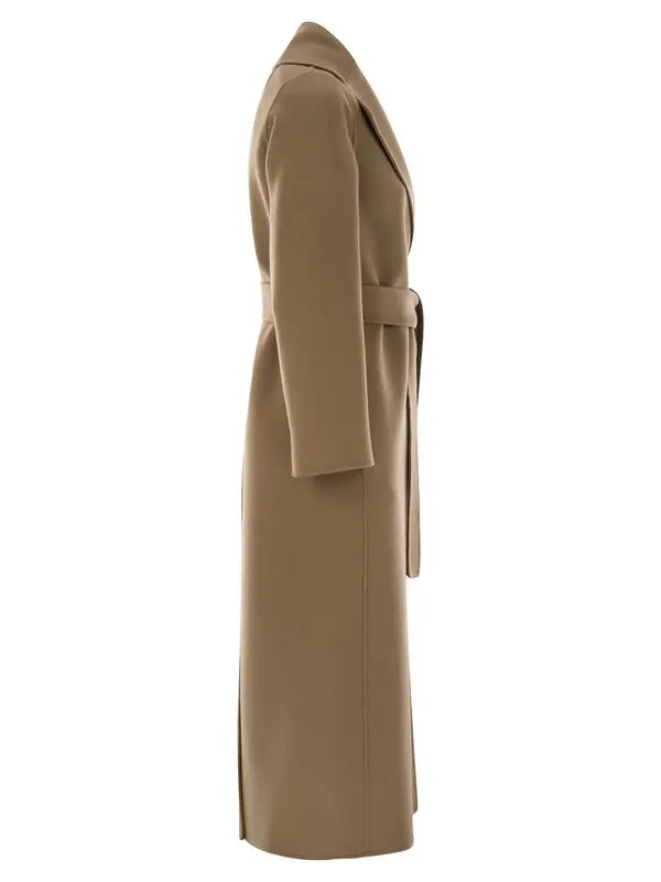 Max Mara Poldo Wool Coat - Brown