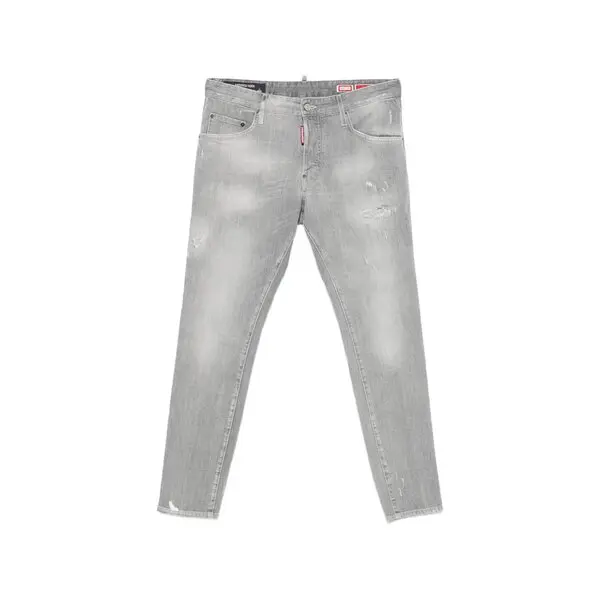 Dsquared2 Grey Denim Slim-fit Jeans - Gray