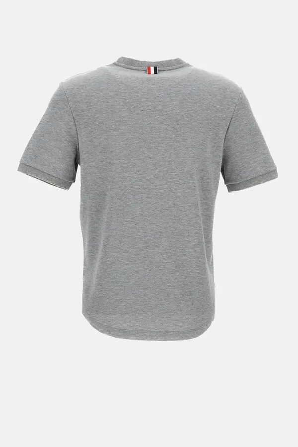Thom Browne Cotton Milano Pocket Tee - Multicolor