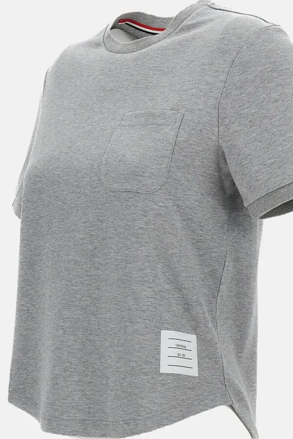 Thom Browne Cotton Milano Pocket Tee - Multicolor