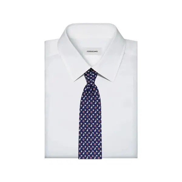 FERRAGAMO Ties & Bow Ties - Blue