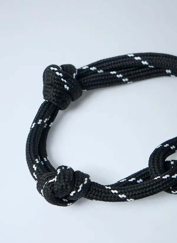 Miu Miu Cord Bracelet - Black