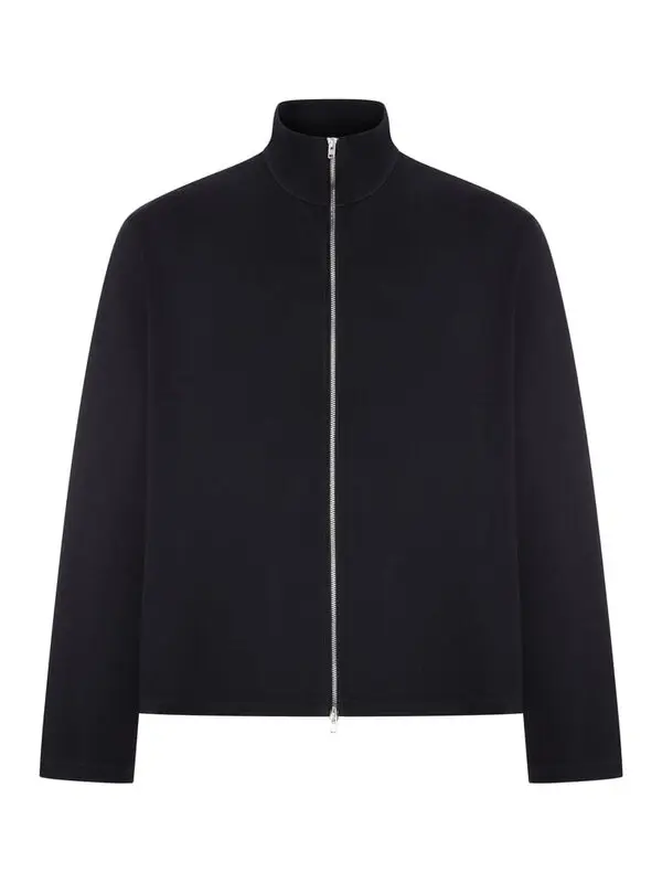 Our Legacy Fullzip Portrait In Organic Cotton - Black