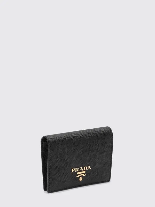 Prada Saffiano Leather Wallet - Black