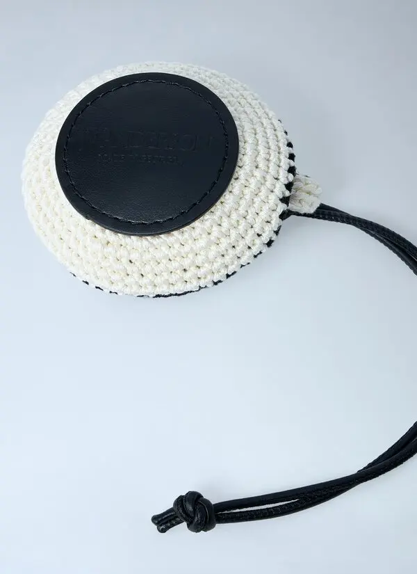 JW Anderson Crochet Charm - White