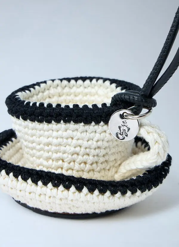 JW Anderson Crochet Charm - White