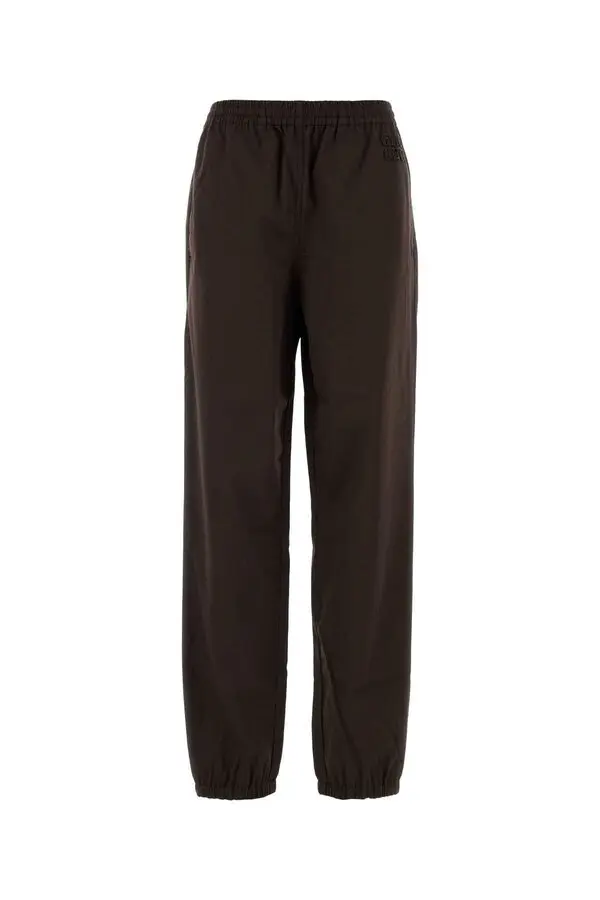 Miu Miu Chocolate Twill Joggers