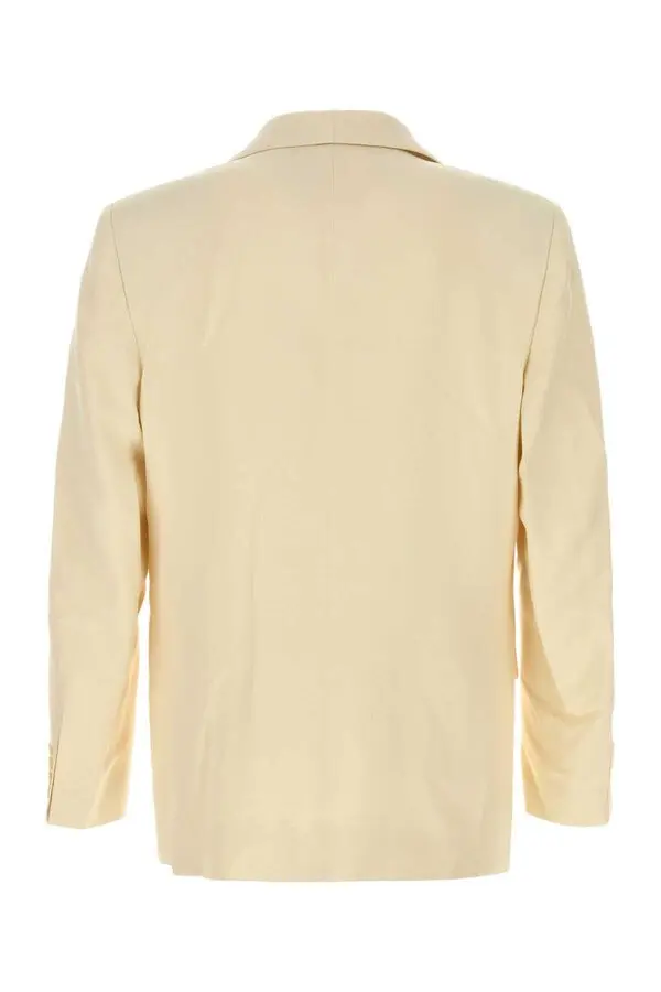 BODE Cream Viscose Blend Blazer