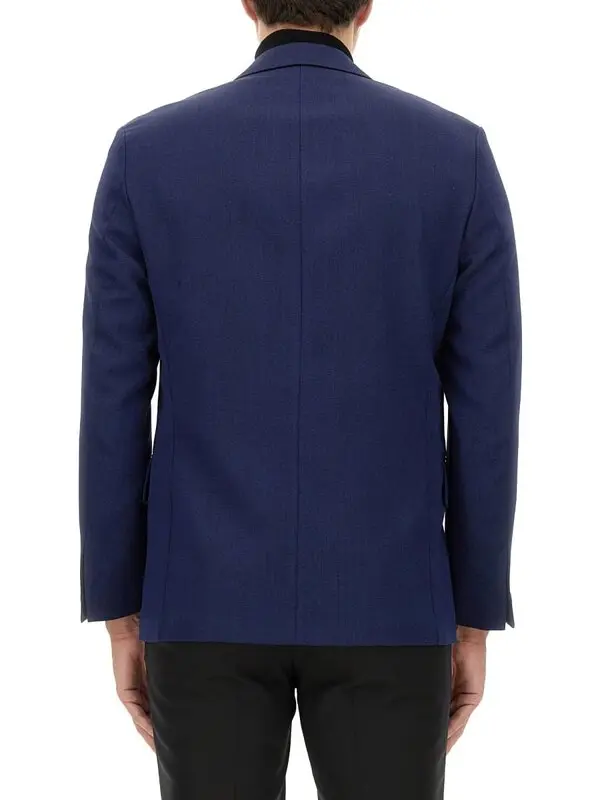 BOSS Double-breasted Wool Blazer