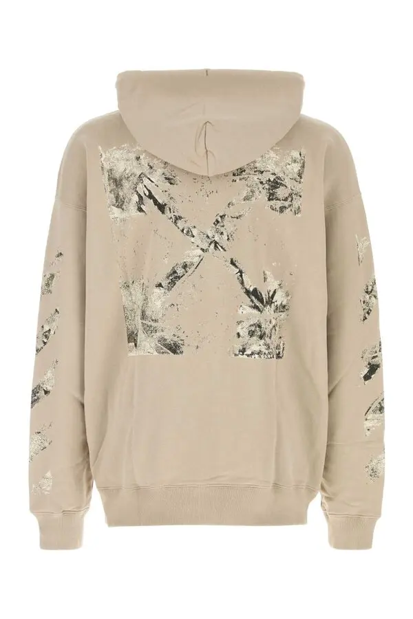 Off-White Sand Cotton Sweatshirt